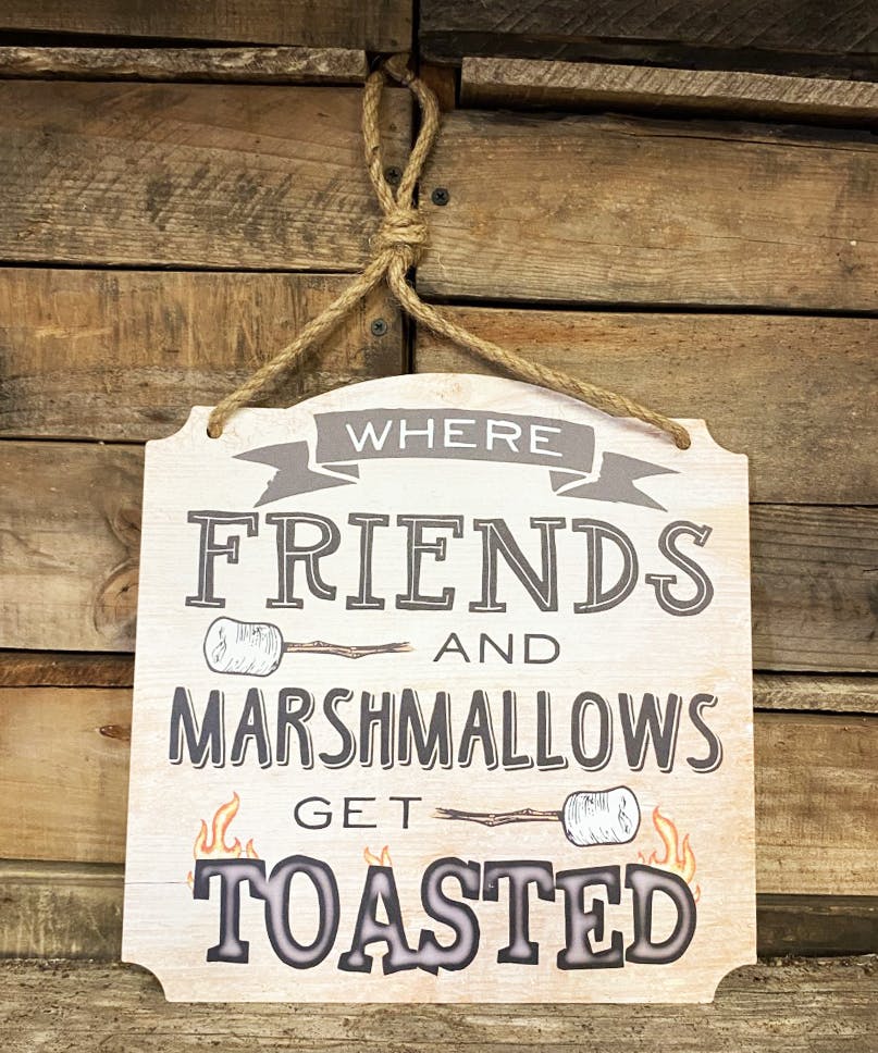 Marshmallow Metal Wall Sign | Port Charlotte Florist (FL) Same-Day Gift ...